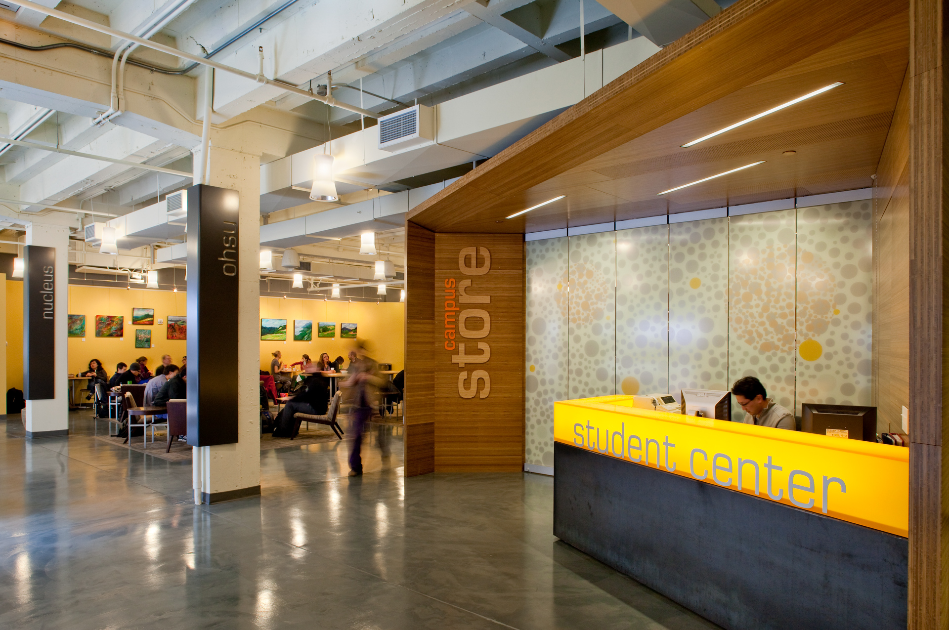 OHSU Student Center & Media Room - Opsis Architecture