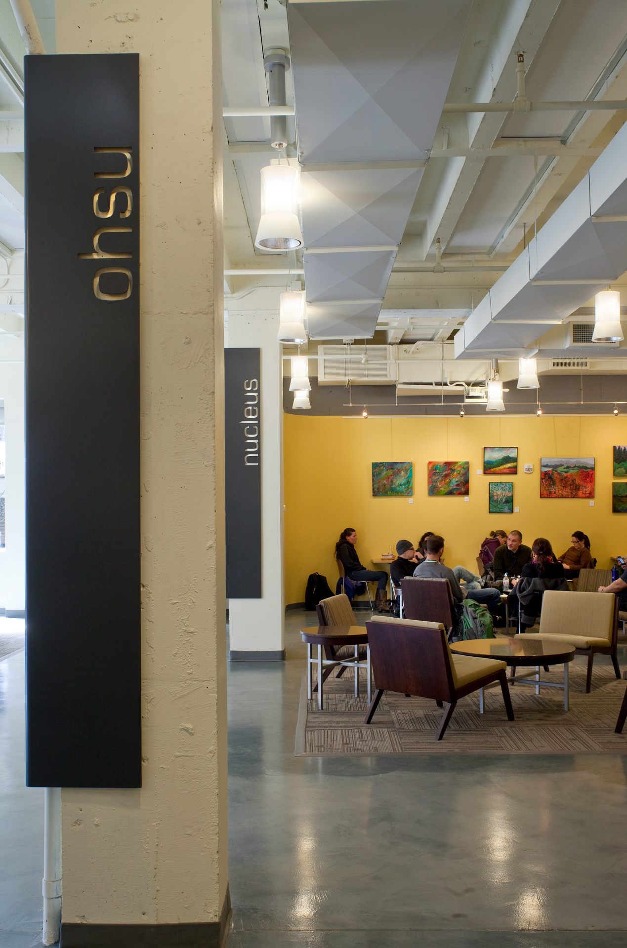 OHSU Student Center & Media Room - Opsis Architecture