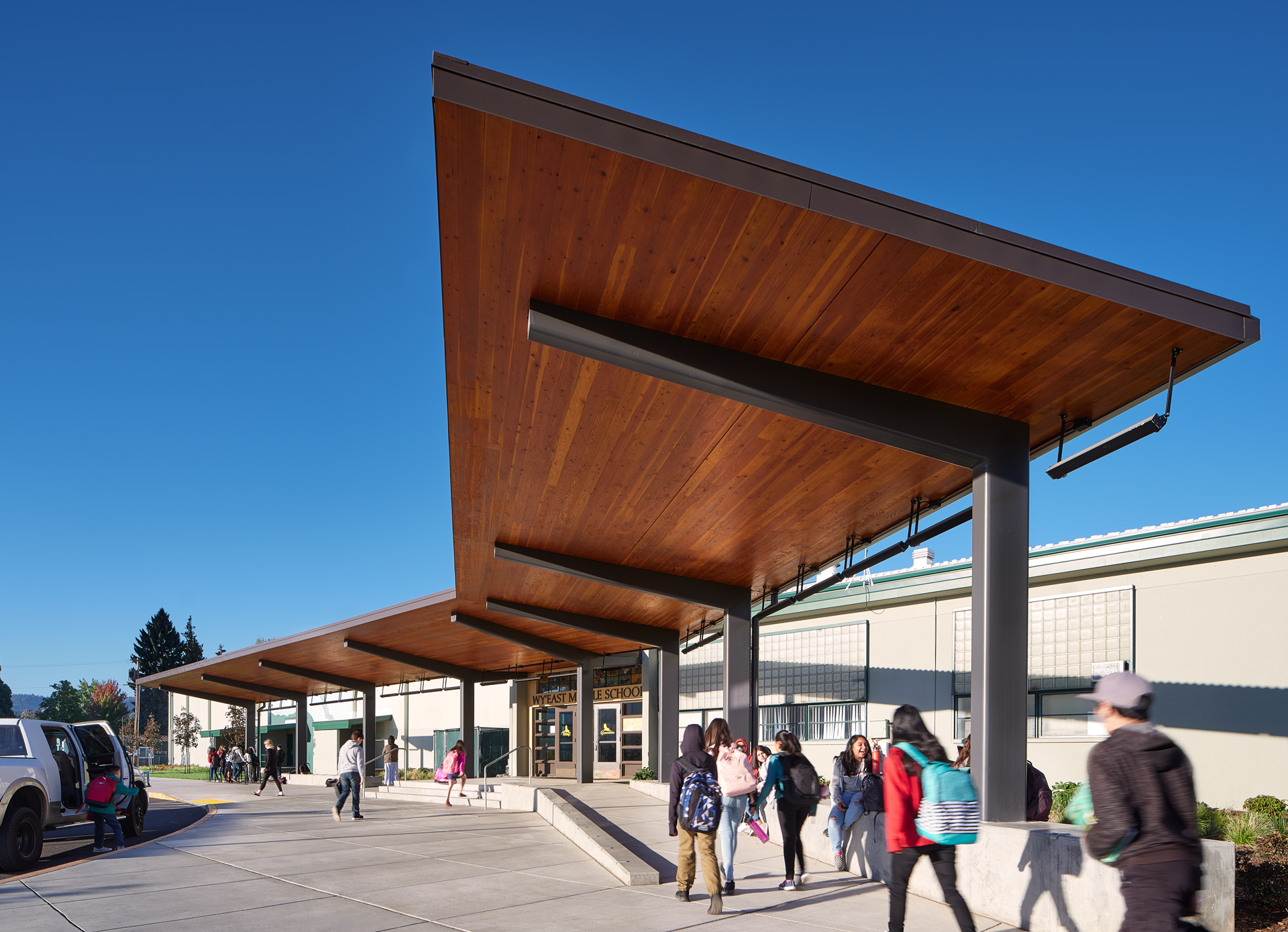 Wy'East Middle School Renovation & STEAM Addition - Opsis Architecture
