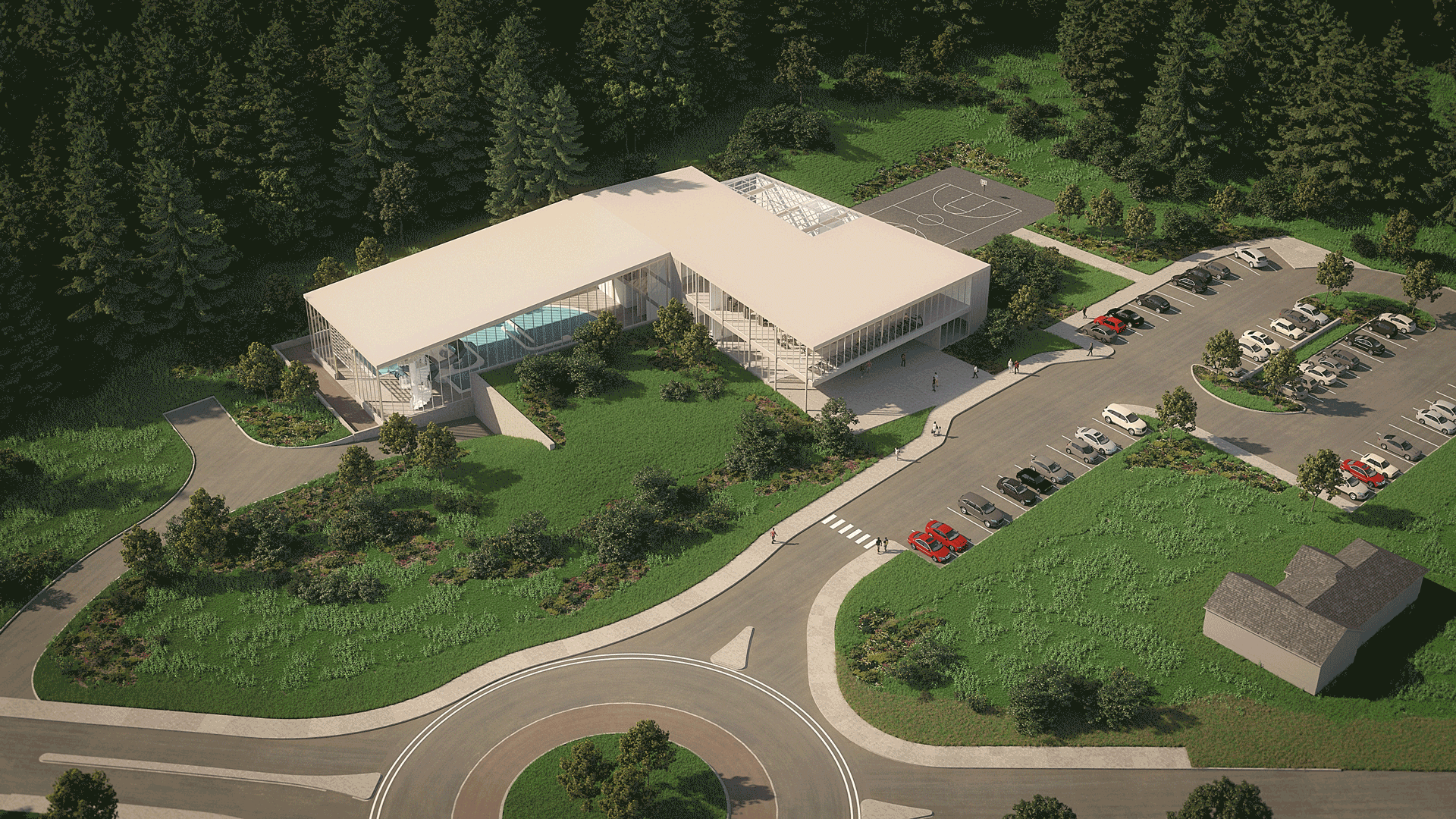 Camas Community Recreation Center Plan - Opsis Architecture