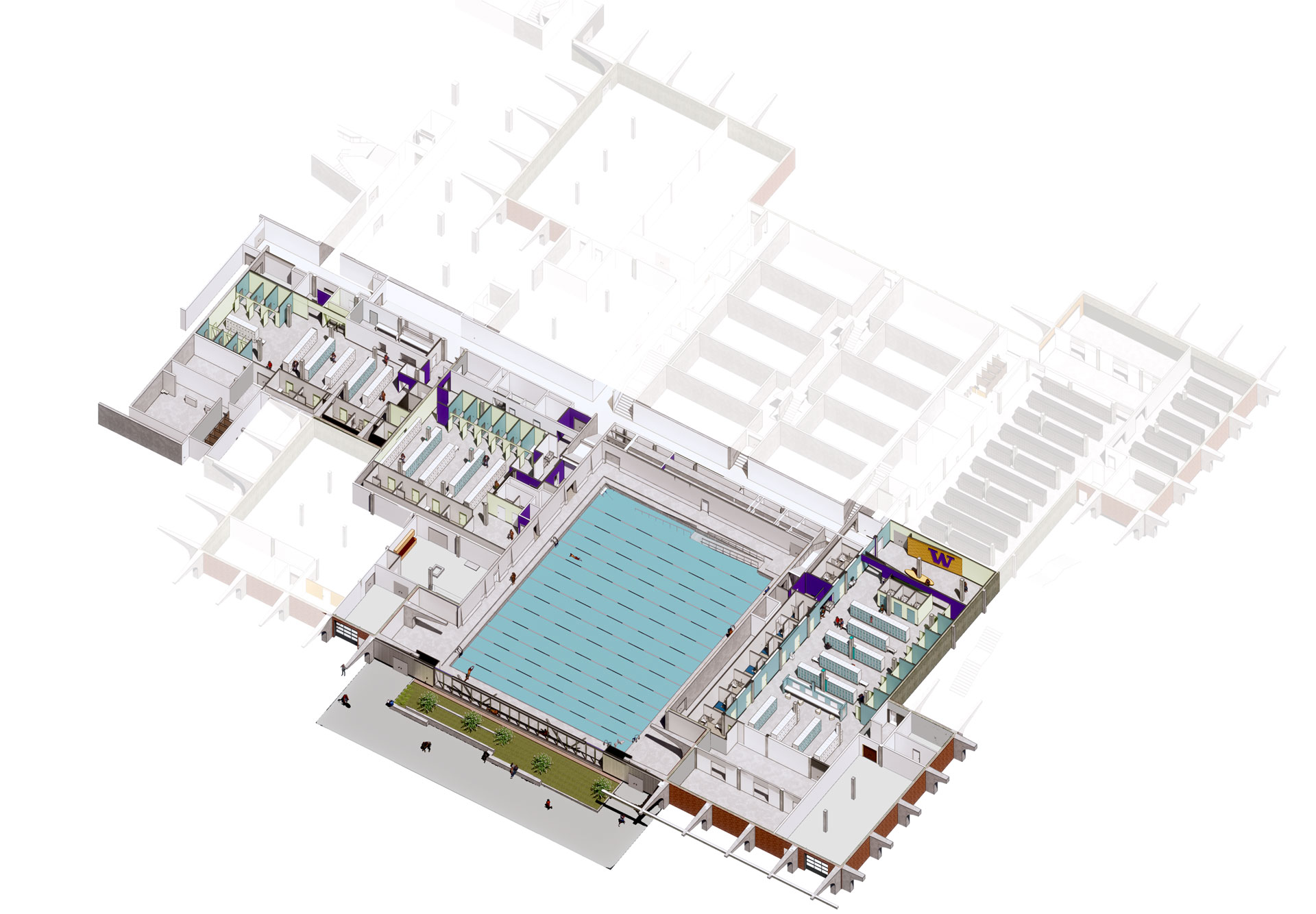 IMA Locker Rooms & Pool Upgrades - Opsis Architecture