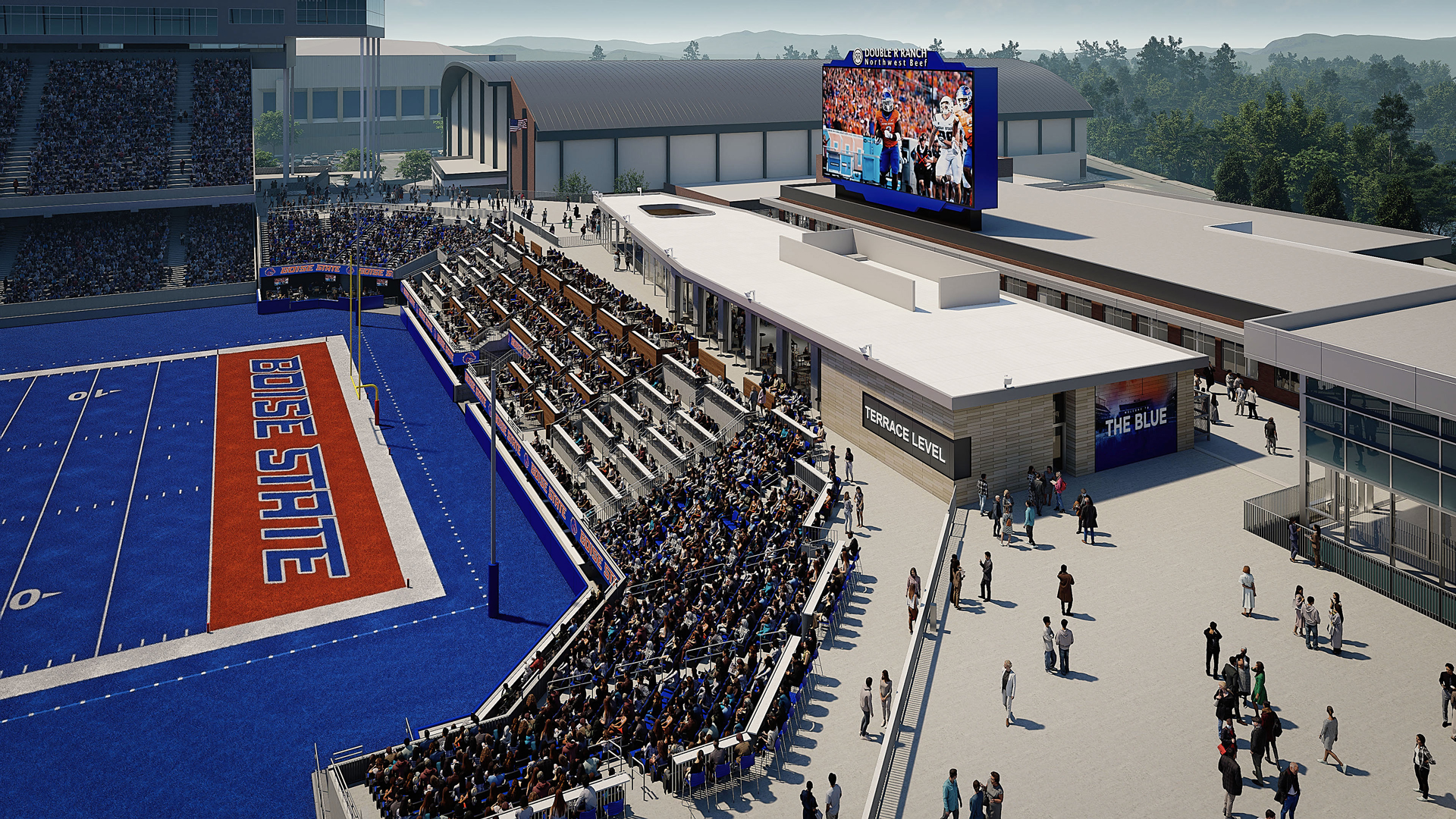 Albertsons Stadium North End Zone - Opsis Architecture