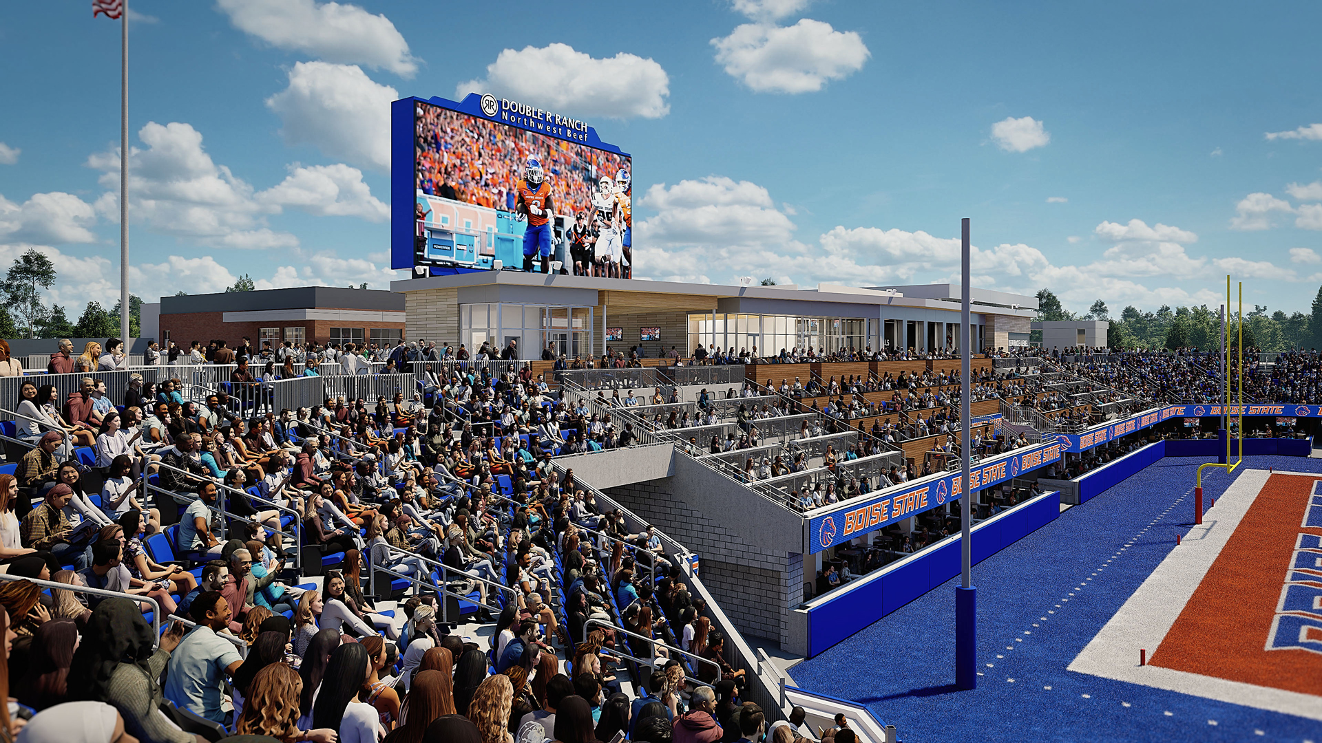 Albertsons Stadium North End Zone - Opsis Architecture