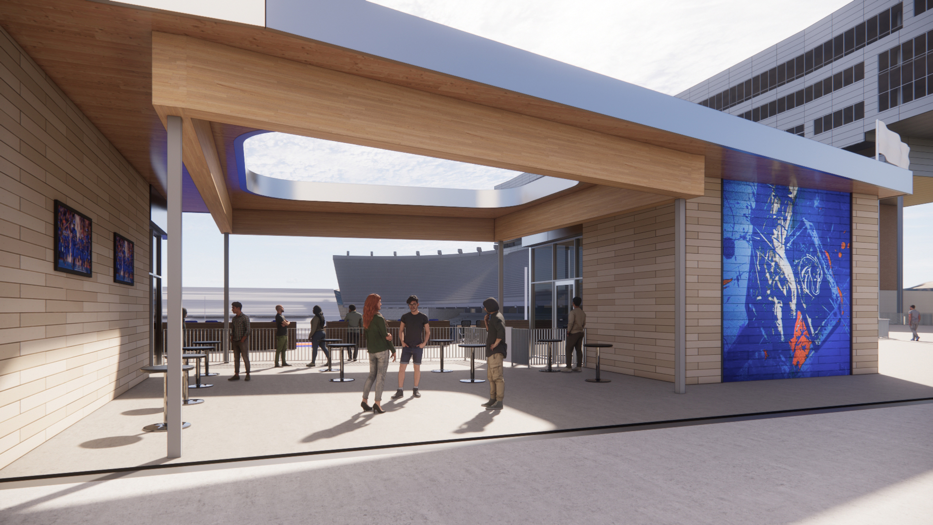 Albertsons Stadium North End Zone - Opsis Architecture