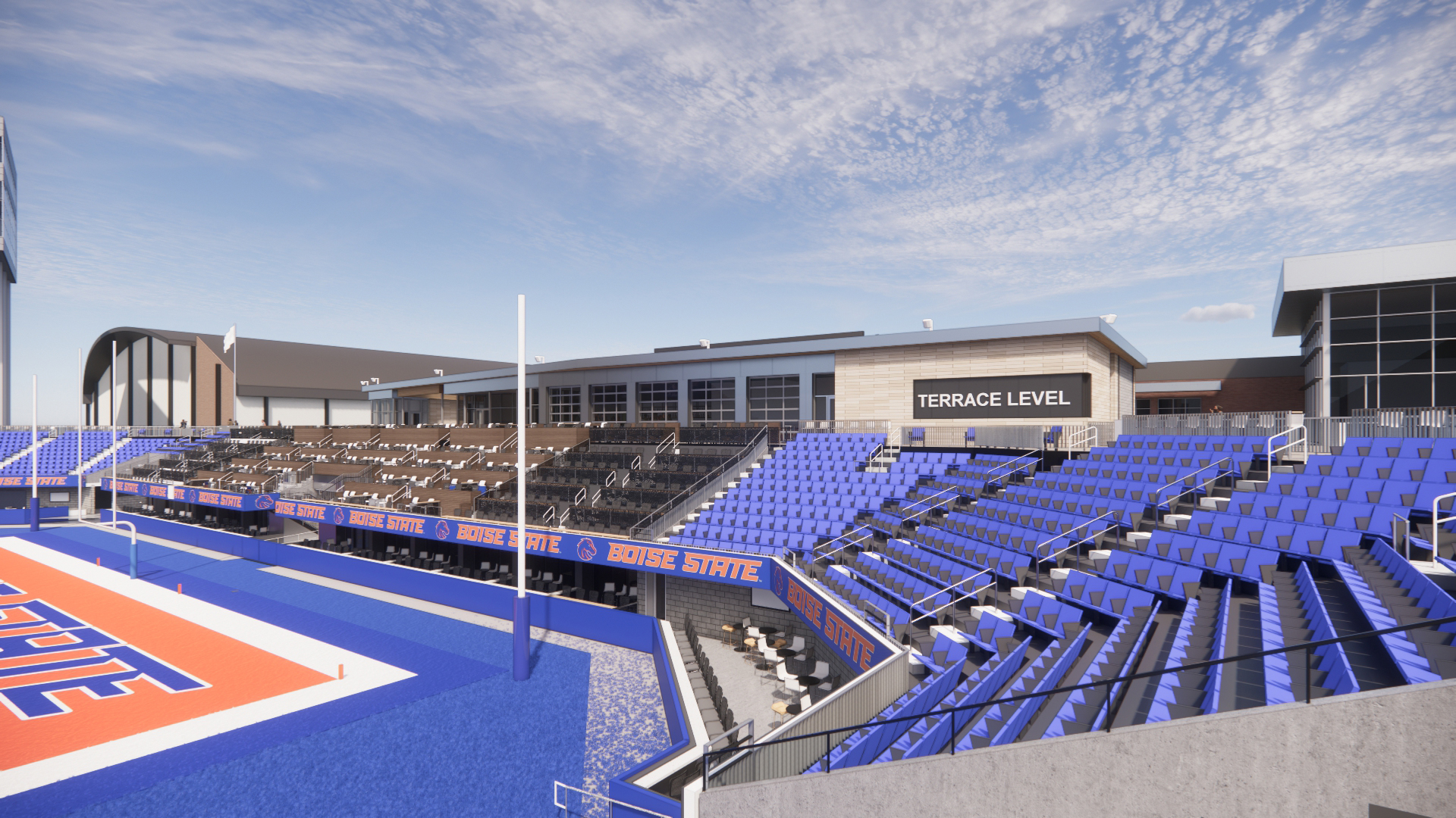 Albertsons Stadium North End Zone - Opsis Architecture