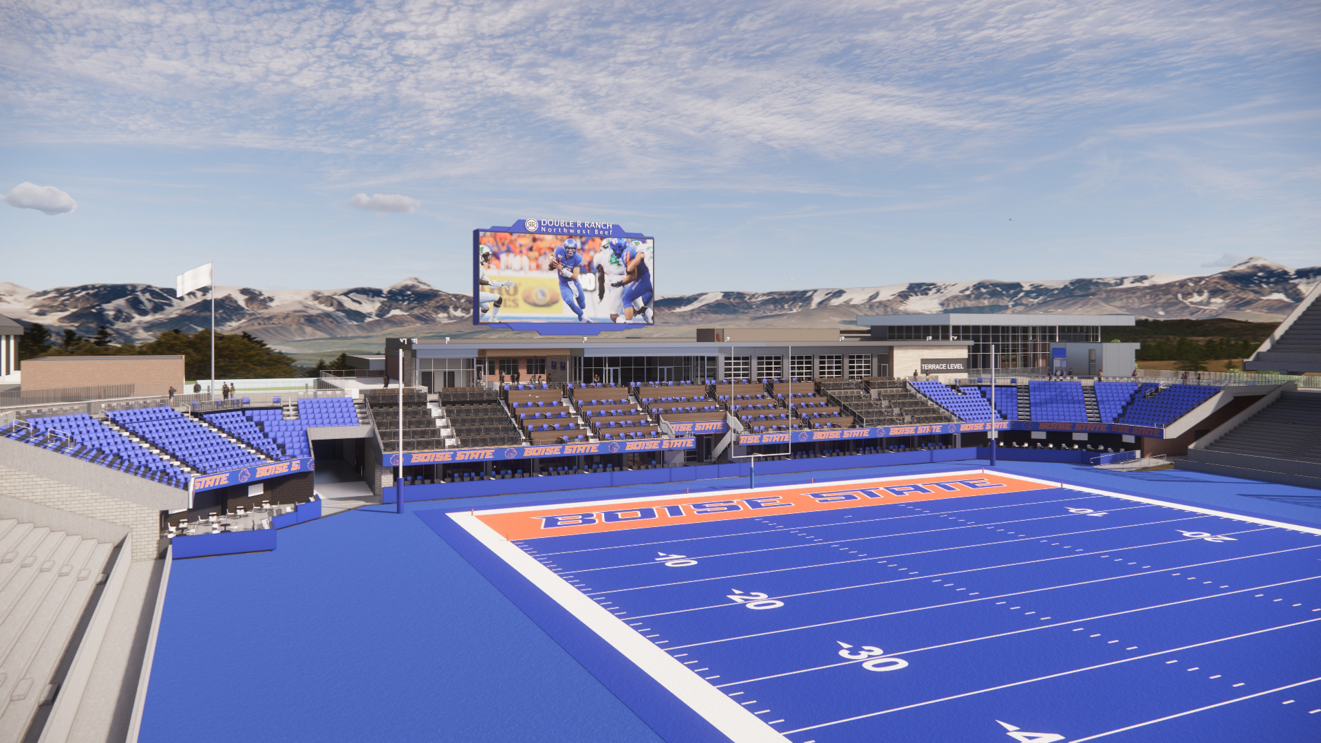 Albertsons Stadium North End Zone - Opsis Architecture