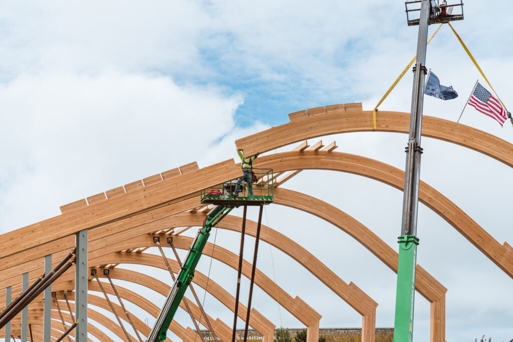 Mariners Hall Topping Out Ceremony Celebrates Mass Timber Structure ...